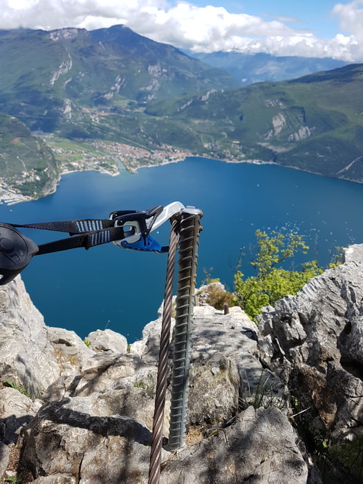 Klettersteig: Via Ferrata Fausto Susatti-Cima Capi(909m)-Via Ferrata ...